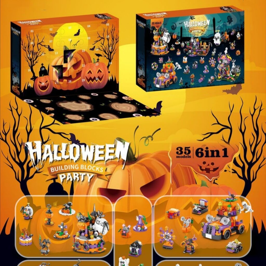 Halloween Pumpkin House Ghost House Building Blocks – Zeenex Mart